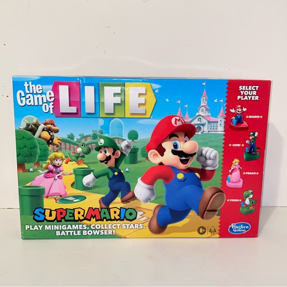 Hasbro | Games | Hasbro Gaming The Game Of Life Super Mario Edition ...